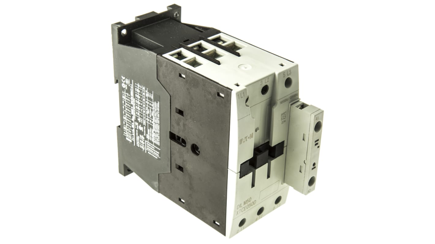 イートン 電磁接触器 110 V ac 3極 Eaton Moellerシリーズ, 277827 DILM50(110V50HZ ...