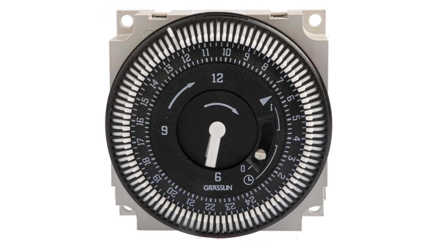 02.76.0075.1 | Grasslin Analogue Timer Switch 230 V ac 72h | RS