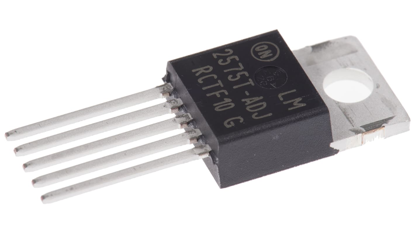 onsemi, LM2575T-ADJG Step-Down Switching Regulator, 1-Channel 1A Adjustable 5-Pin, TO-220 | RS