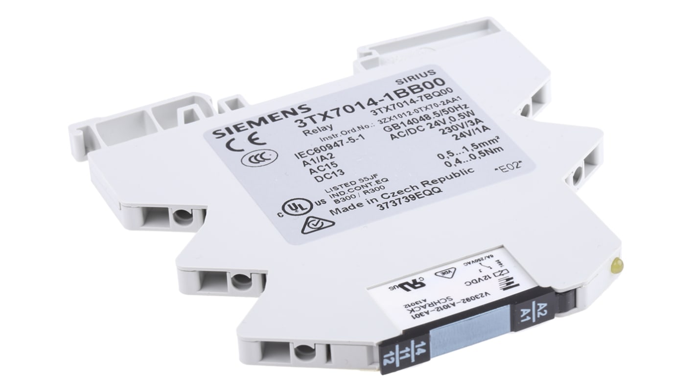 3TX7014-1BB00 | Siemens Solid State Interface Relay, DIN Rail Mount | RS