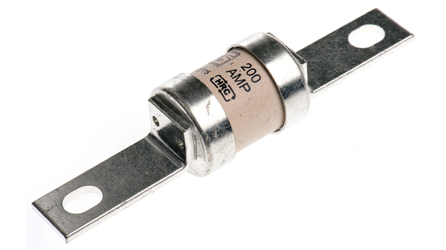 RS PRO 200A British Standard Fuse, B2, 415V ac, 111mm | RS