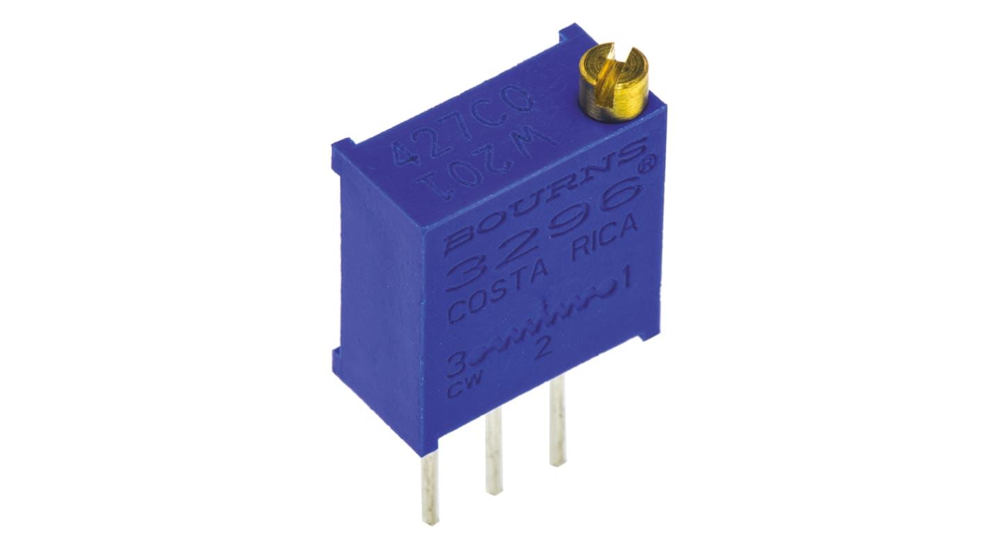 3296W-1-201LF | 200Ω, Through Hole Trimmer Potentiometer 0.5W Top ...