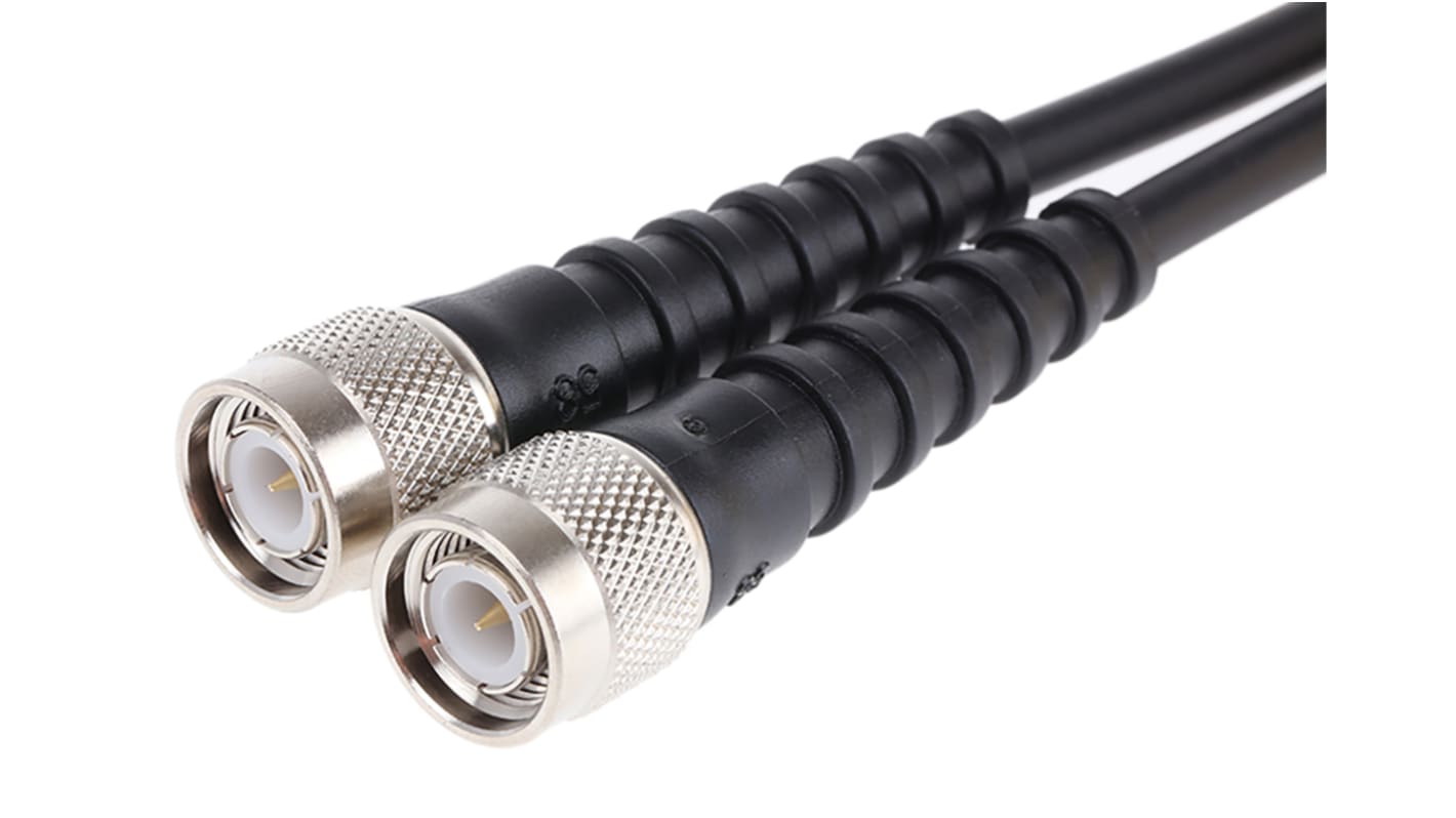 RS PRO Male TNC to Male TNC Coaxial Cable, 500mm, RG58C/U Coaxial ...