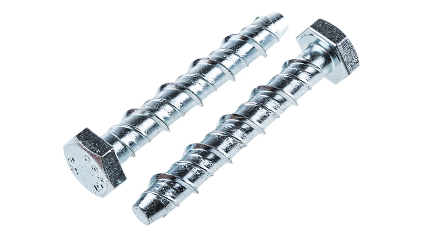 RS PRO Steel Ankerbolt 60mm, 10mm Fixing Hole | RS