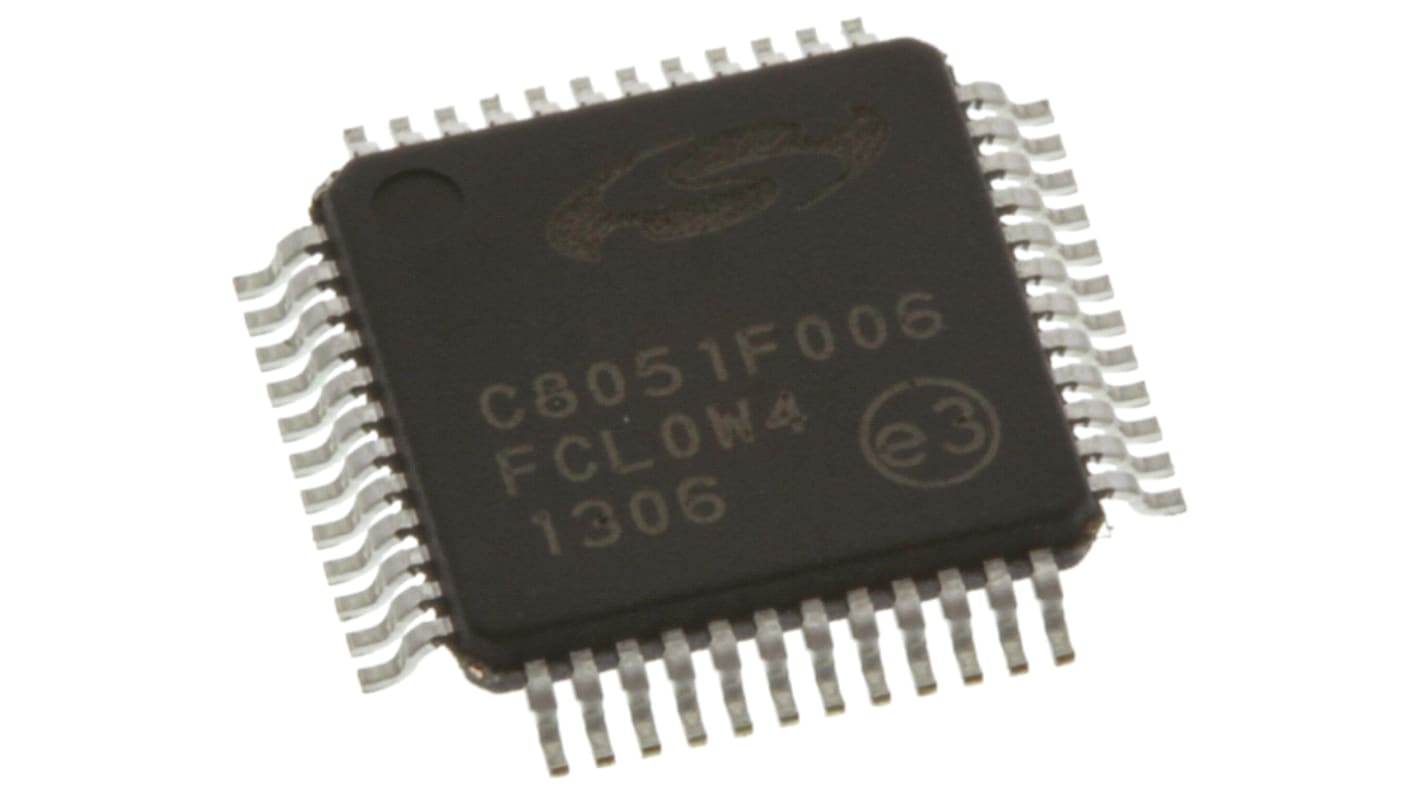 Silicon Labs C8051F006-GQ, 8bit 8051 Microcontroller, C8051F, 25MHz, 32 ...