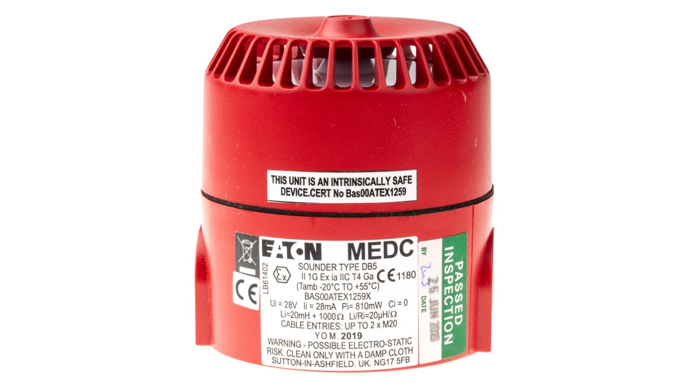 DB5 24V | Eaton Series Surface Mount Electronic Sounder, 24 V dc, 100dB ...