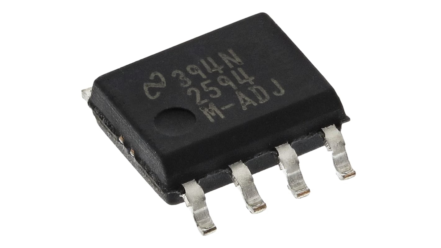 Texas Instruments, LM2594M-ADJ/NOPB Step-Down Switching Regulator, 1-Channel 500mA Adjustable 8 ...