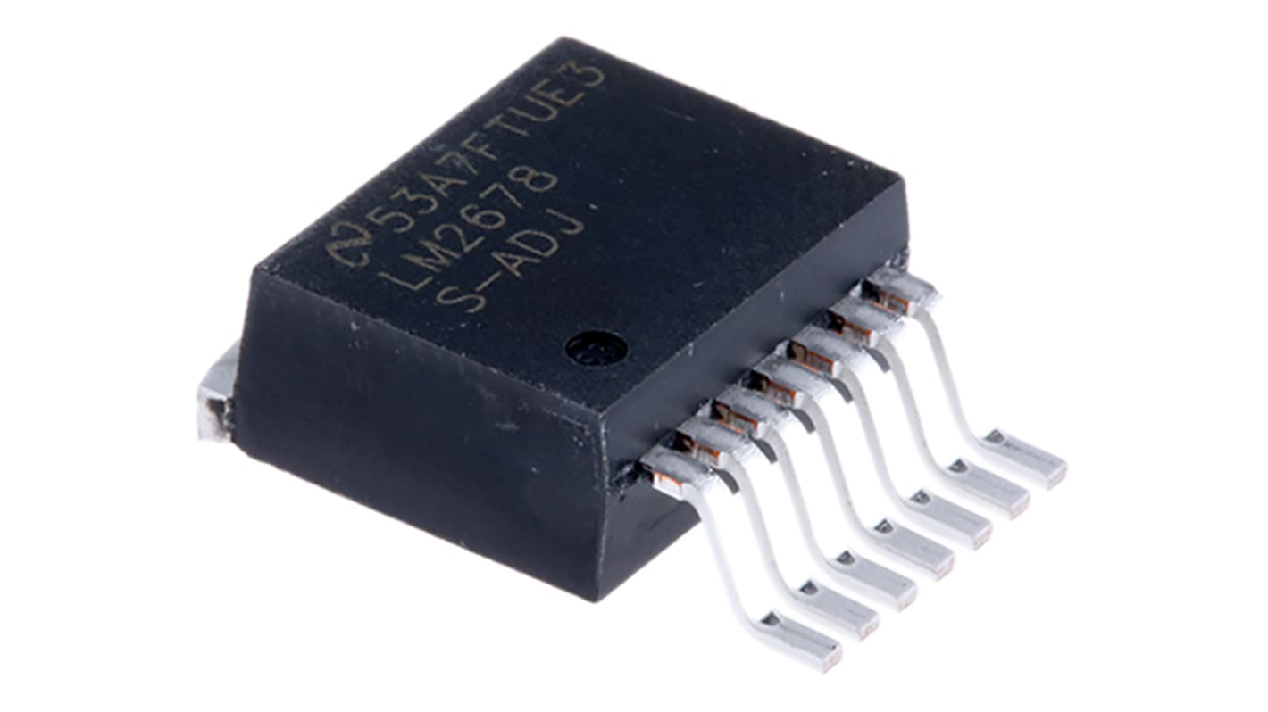 Texas Instruments, LM2678S-ADJ/NOPB Step-Down Switching Regulator, 1-Channel 5A Adjustable 7-Pin ...