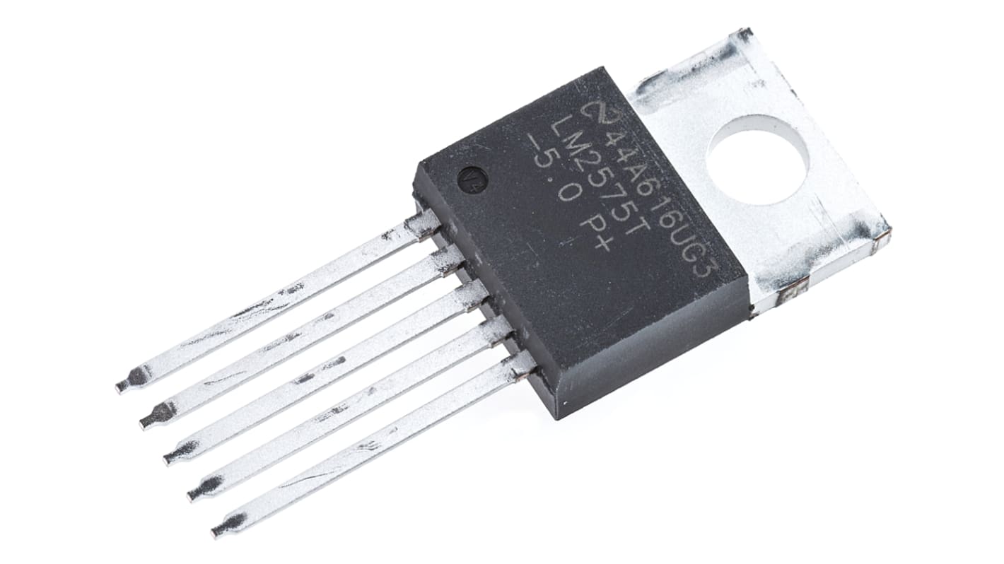 Texas Instruments, LM2575T-5.0/NOPB Step-Down Switching Regulator, 1-Channel 1A 5-Pin, TO-220 | RS