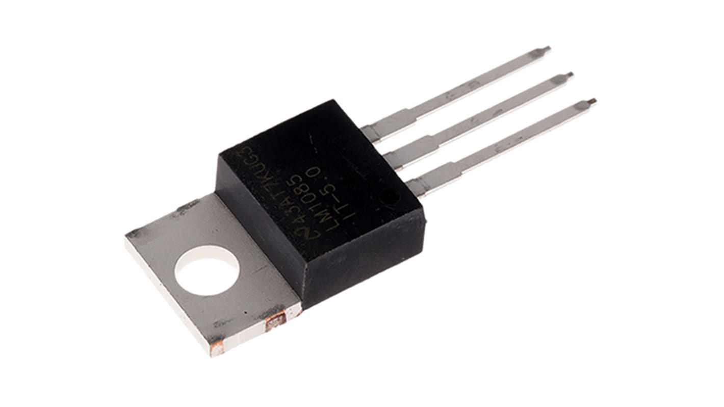 Texas Instruments LM1085IT-5.0/NOPB, 1 Low Dropout Voltage, Voltage Regulator 3A, 5 V 3-Pin, TO ...