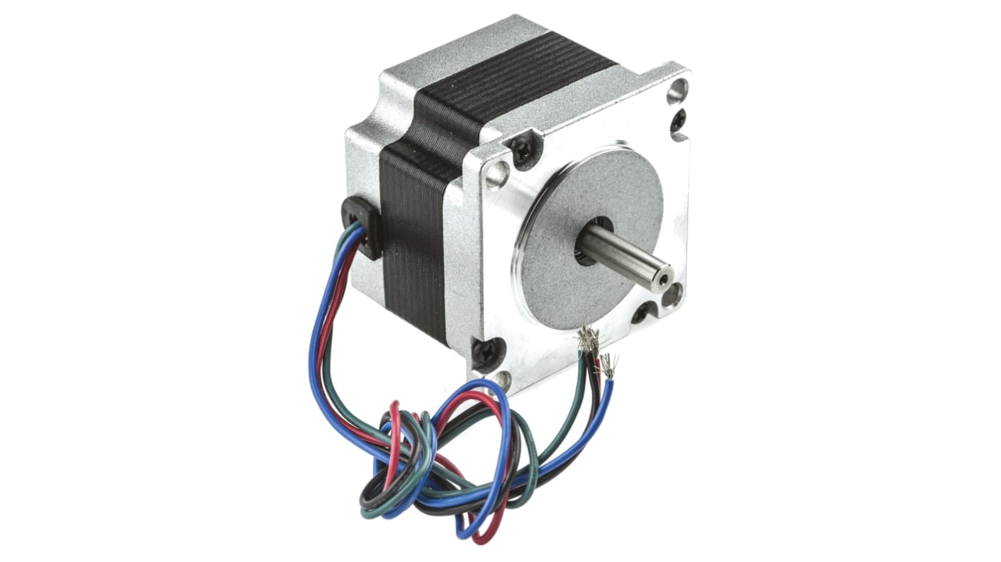 RS PRO Hybrid, Permanent Magnet Stepper Motor 1.8°, 0.55Nm, 2 V, 2.8 A ...