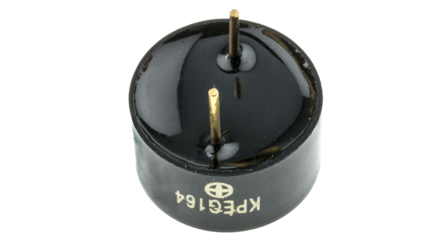 RS PRO 80dB Through Hole Continuous External Piezo Buzzer, 13.7 (Dia ...
