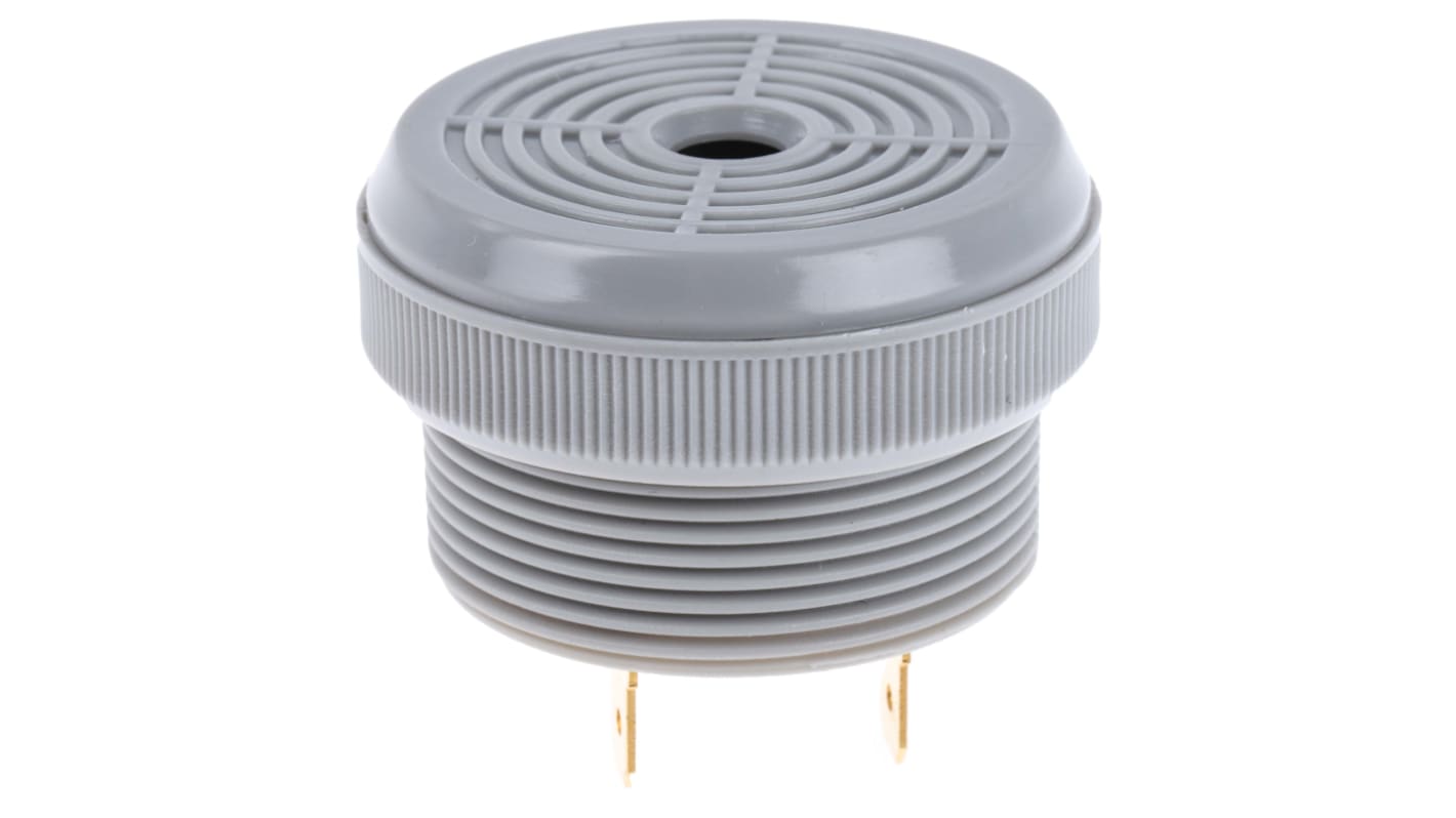 RS PRO 85dB Panel Mount Continuous Internal Buzzer, 36.5 (Dia.) x 23 ...
