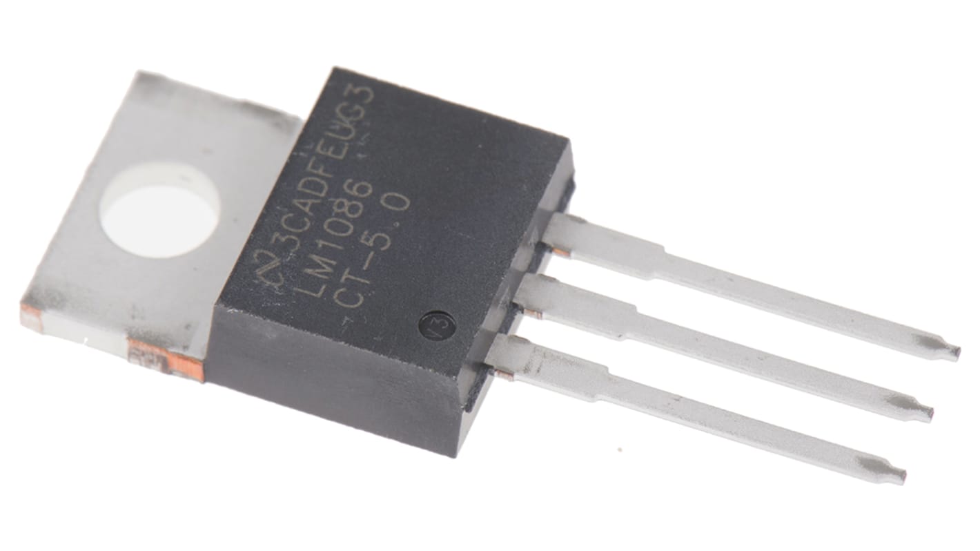Texas Instruments LM1086CT-5.0/NOPB, LDO Regulator, 1.5A, 5 V 3-Pin, TO-220 | RS