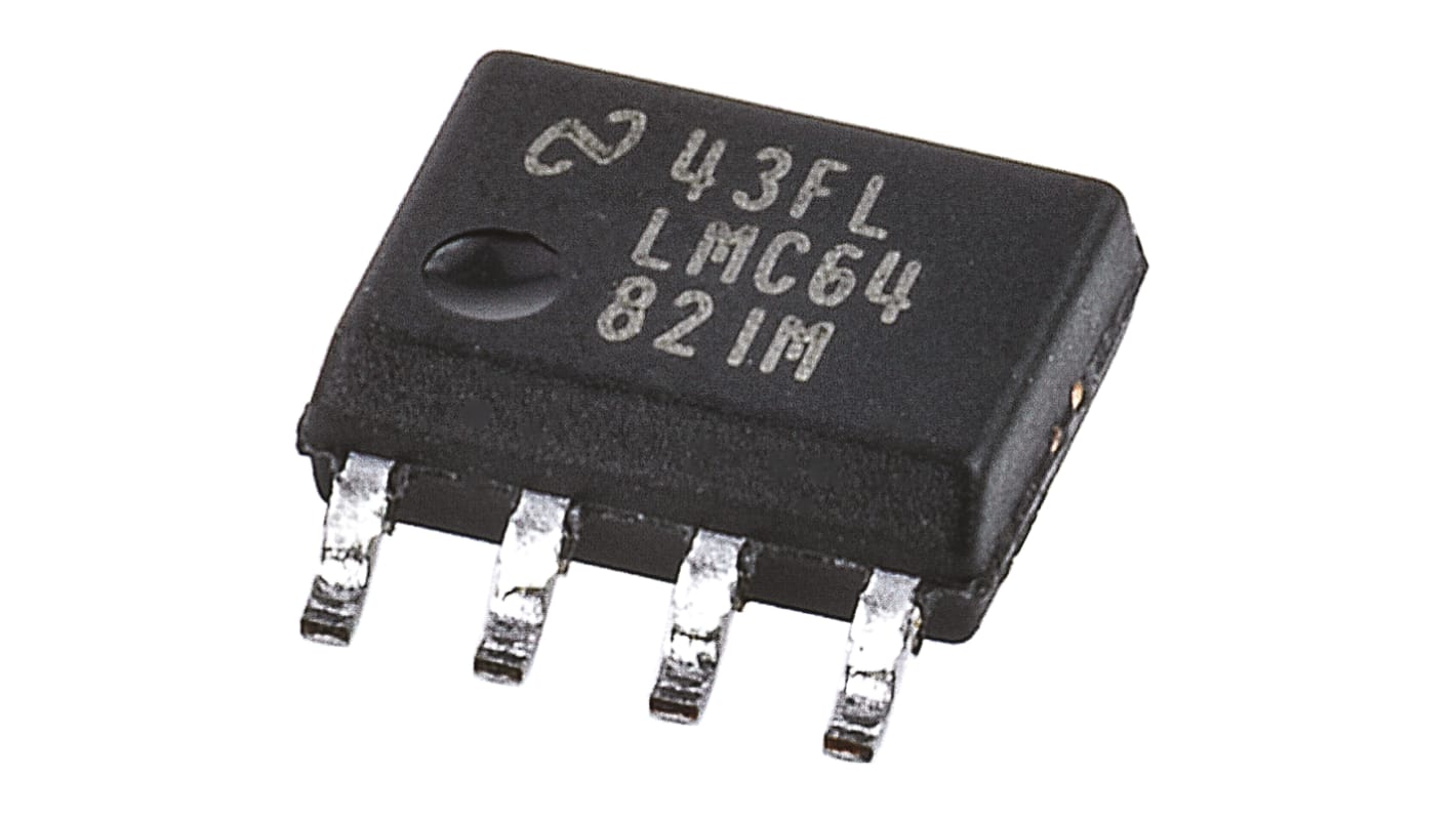 LMC6482IM/NOPB Texas Instruments, Op Amp, RRIO, 1.5MHz, 5 → 15 V, 8-Pin SOIC | RS