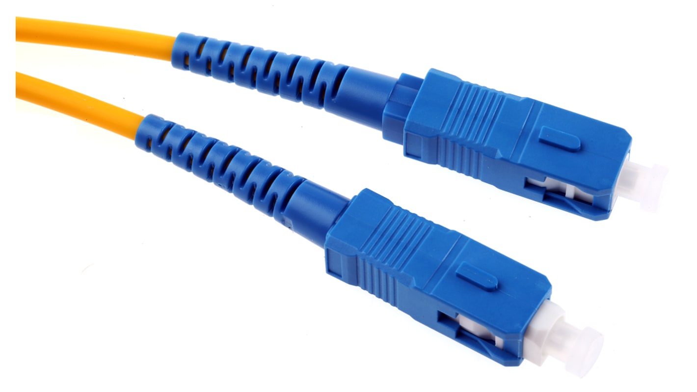 RS PRO SC to SC Simplex Single Mode OS1 Fibre Optic Cable, 9/125μm ...
