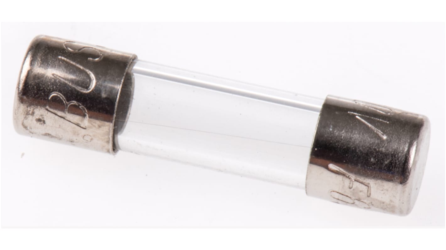 S500-63-R | Eaton 63mA F Glass Cartridge Fuse, 5 x 20mm | RS