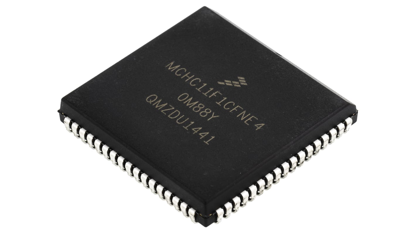 NXP MCHC11F1CFNE4, 8bit HC11 Microcontroller, M68HC11, 4MHz, 512 B ...