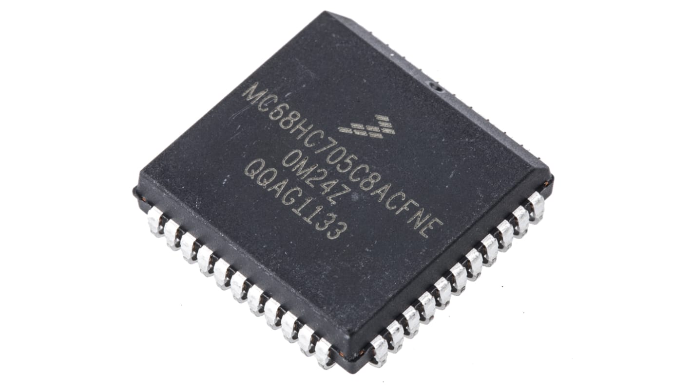 NXP MC68HC705C8ACFNE, 8bit HC05 Microcontroller, M68HC05, 2.1MHz, 8 kB EPROM, 44-Pin PLCC | RS