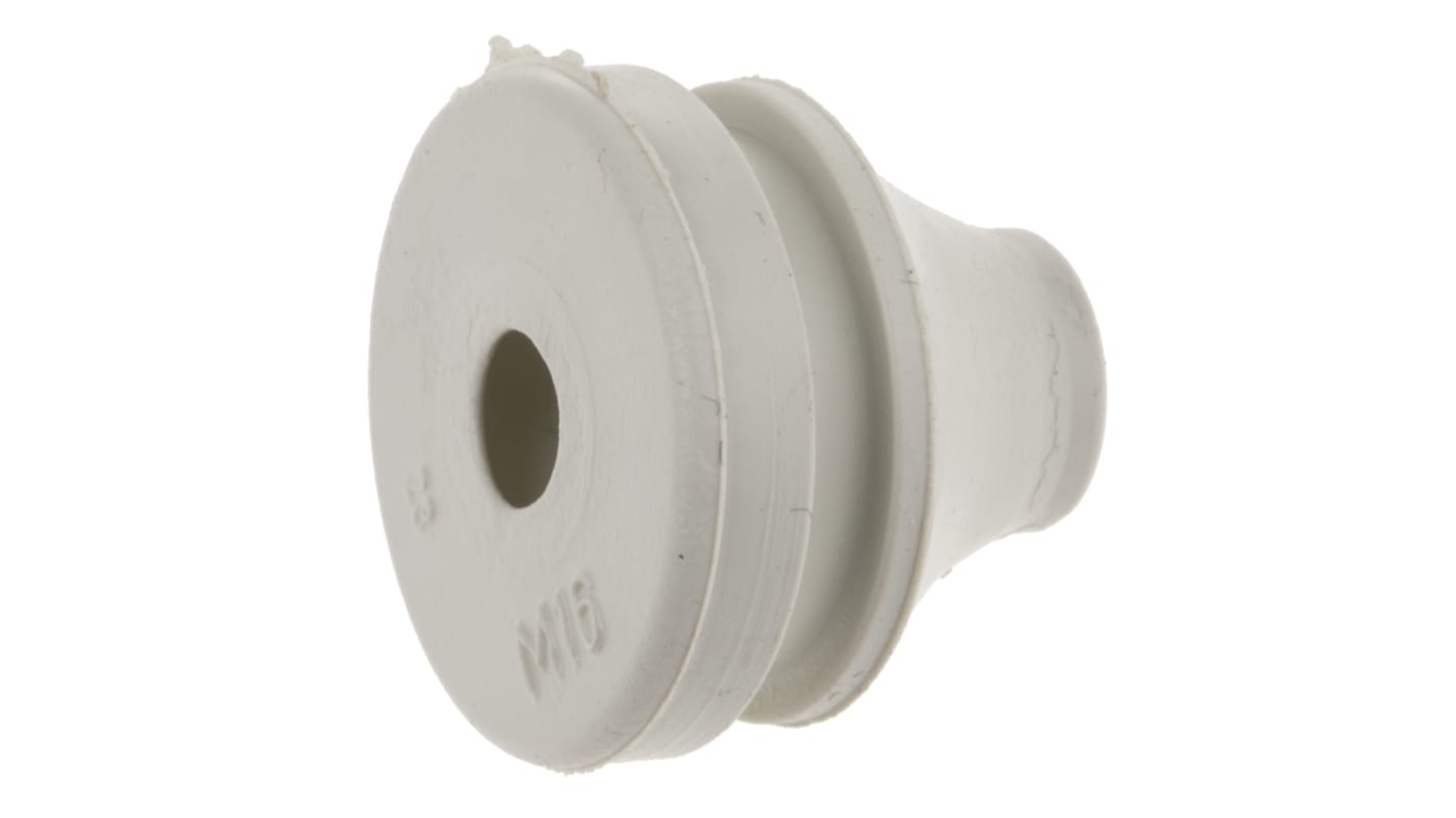 3545079 | Fibox Grey EPDM Cable Gland, M16 Thread, 5mm Min, 9mm Max ...