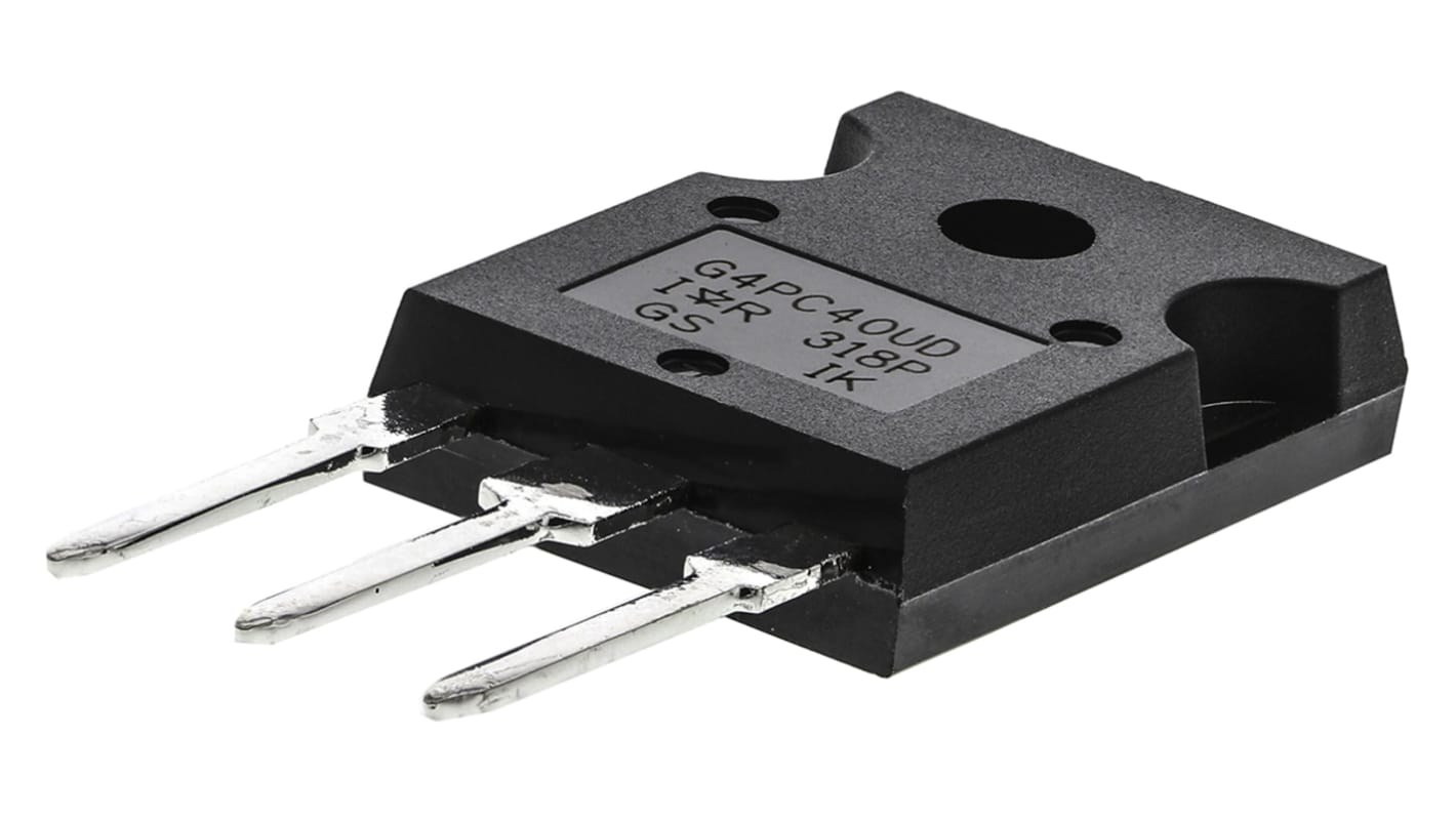 Infineon IRG4PC40UDPBF IGBT, 40 A 600 V, 3-Pin TO-247AC, Through Hole | RS