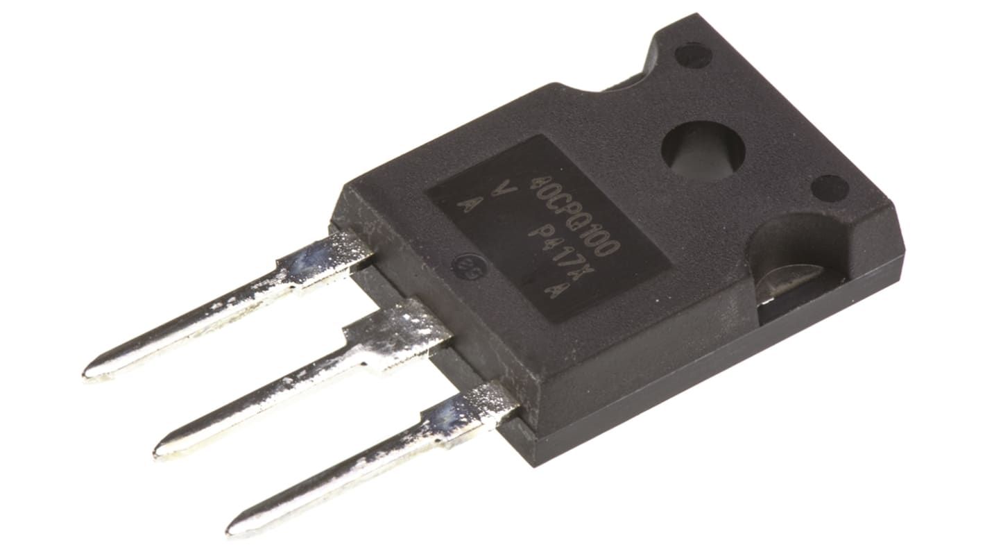 Vishay 100V 40A, Dual Schottky Diode, 3-Pin TO-247AC VS-40CPQ100-N3 | RS