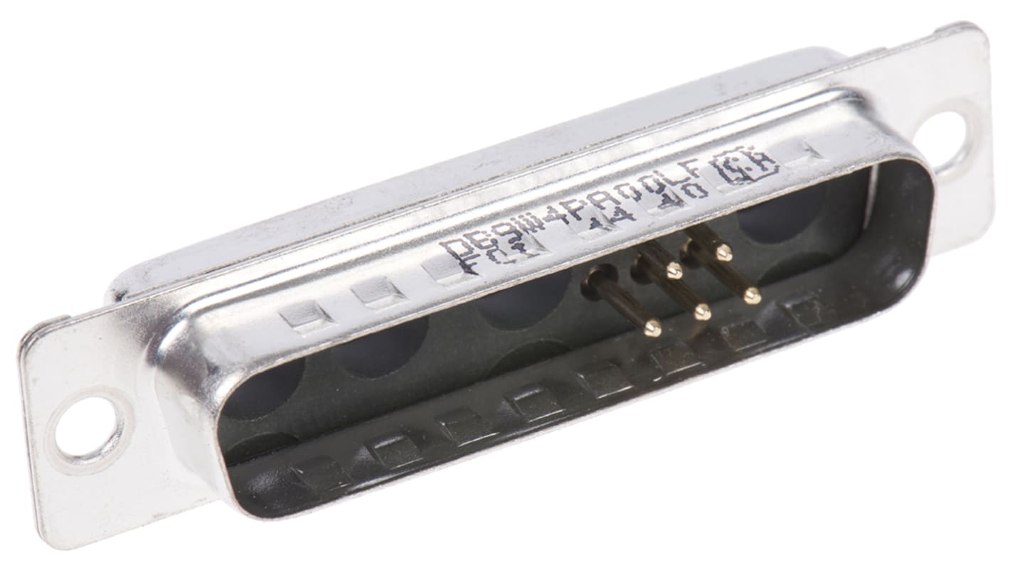 DB9W4PA00LF | Amphenol ICC DW 9 Way Cable Mount D-sub Connector Plug | RS