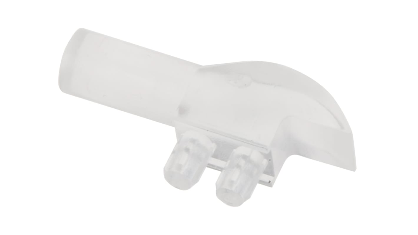 515-1049F Dialight, PCB Mounted Right Angle LED Light Pipe, Clear Round ...