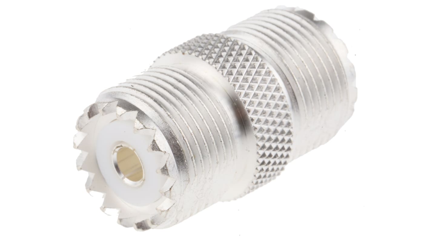 RS PRO Straight 50Ω RF Adapter UHF Socket to UHF Socket 500MHz | RS