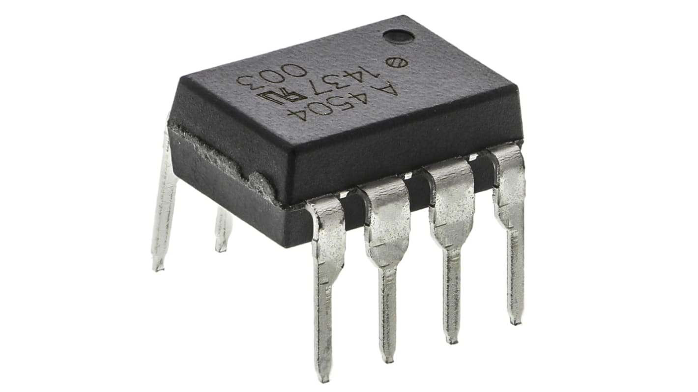 Broadcom, HCPL-4504-000E DC Input Transistor Output Optocoupler, Through Hole, 8-Pin PDIP | RS