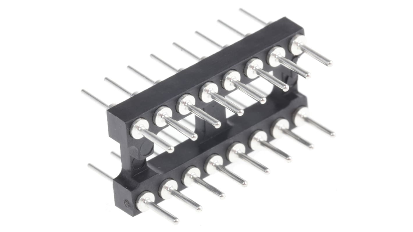 POS-316-S037-99 | E-TEC 2.54mm Pitch 16 Way,Through Hole Mount IC Dip ...