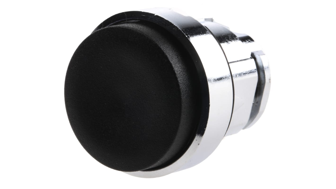 ZB4BL2 | Schneider Electric Harmony XB4 Series Black Spring Return Push ...