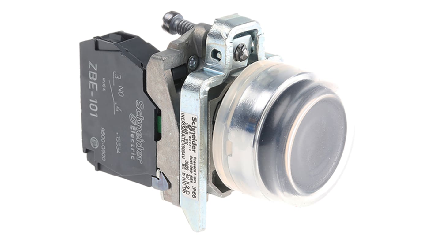 XB4BP21EX | Schneider Electric Harmony XB4 Series Push Button, Panel ...