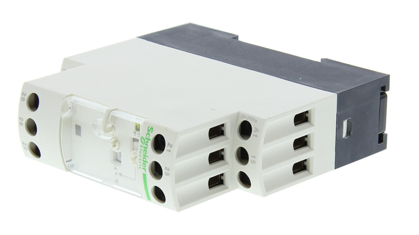 RE7RB13MW | Schneider Electric DIN Rail Mount Time Delay Relay, 24 → ...