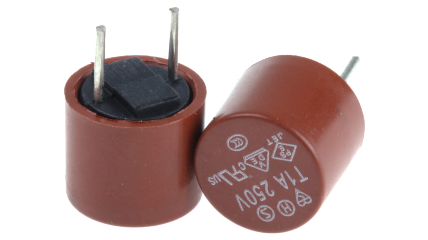 RS PRO PC Board Non Resettable Fuse, Radial 1A, 250V ac | RS