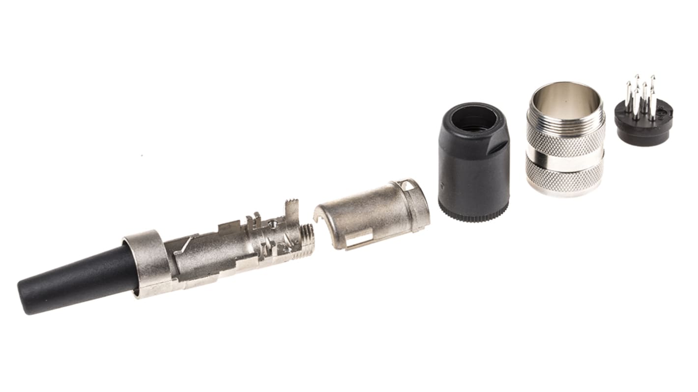T3400 001 RS | Amphenol Industrial, Signalmate C091 6 Pole M16 Din Plug ...