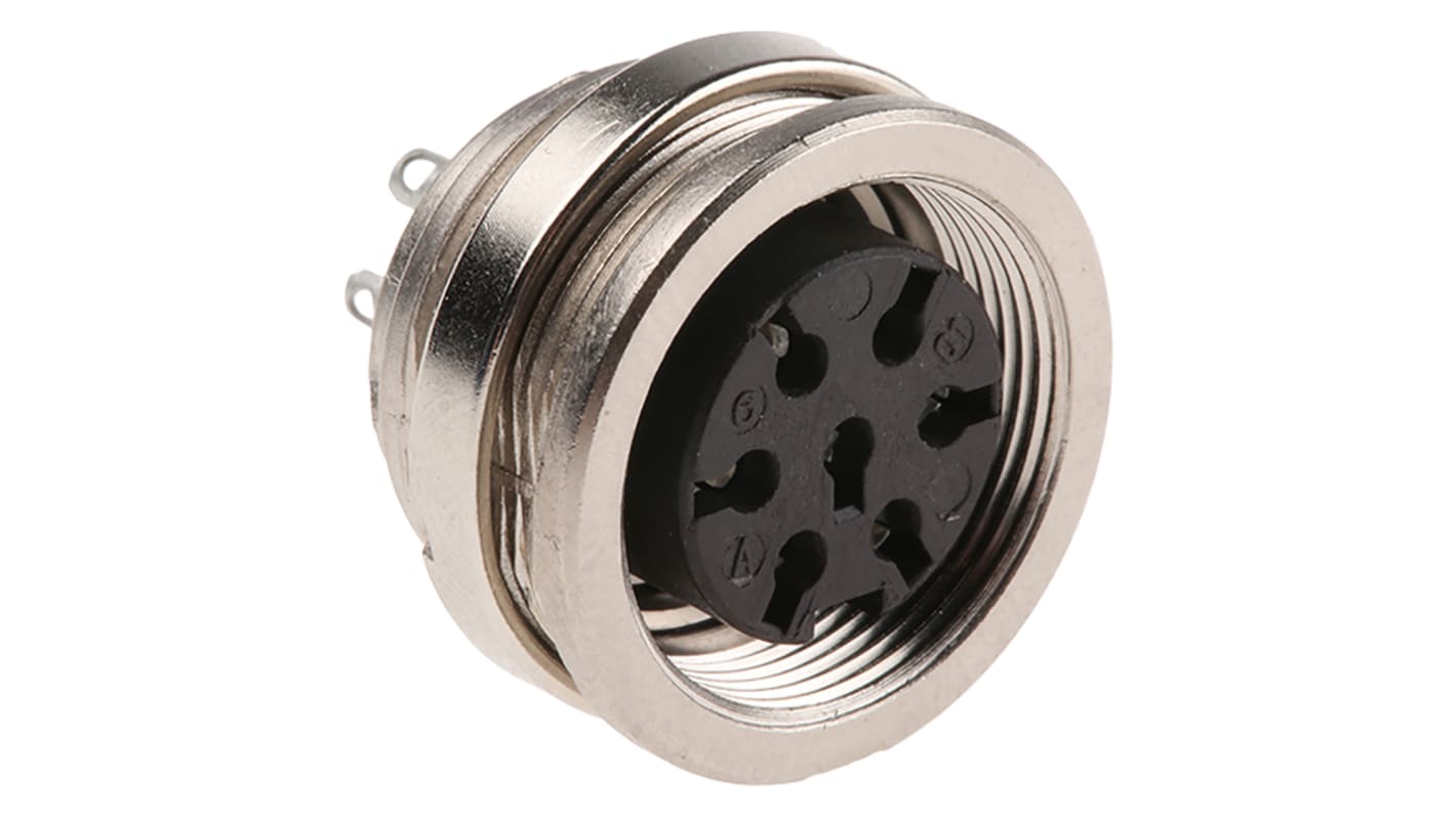 T3478 000 | Amphenol Industrial, Signalmate C091 7 Pole M16 Din Socket ...