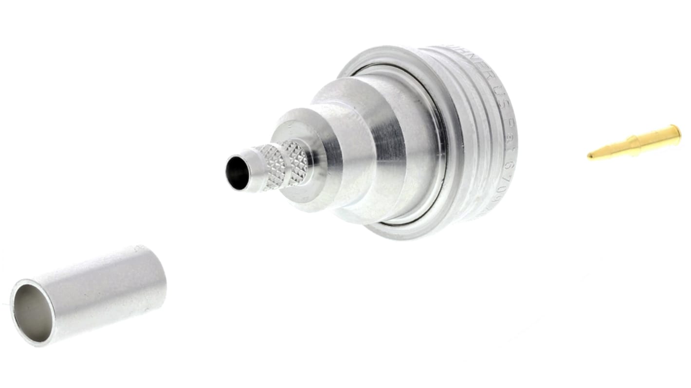 11_QN-50-3-2/133_NE | Huber+Suhner, Plug Cable Mount QN Connector, 50Ω ...