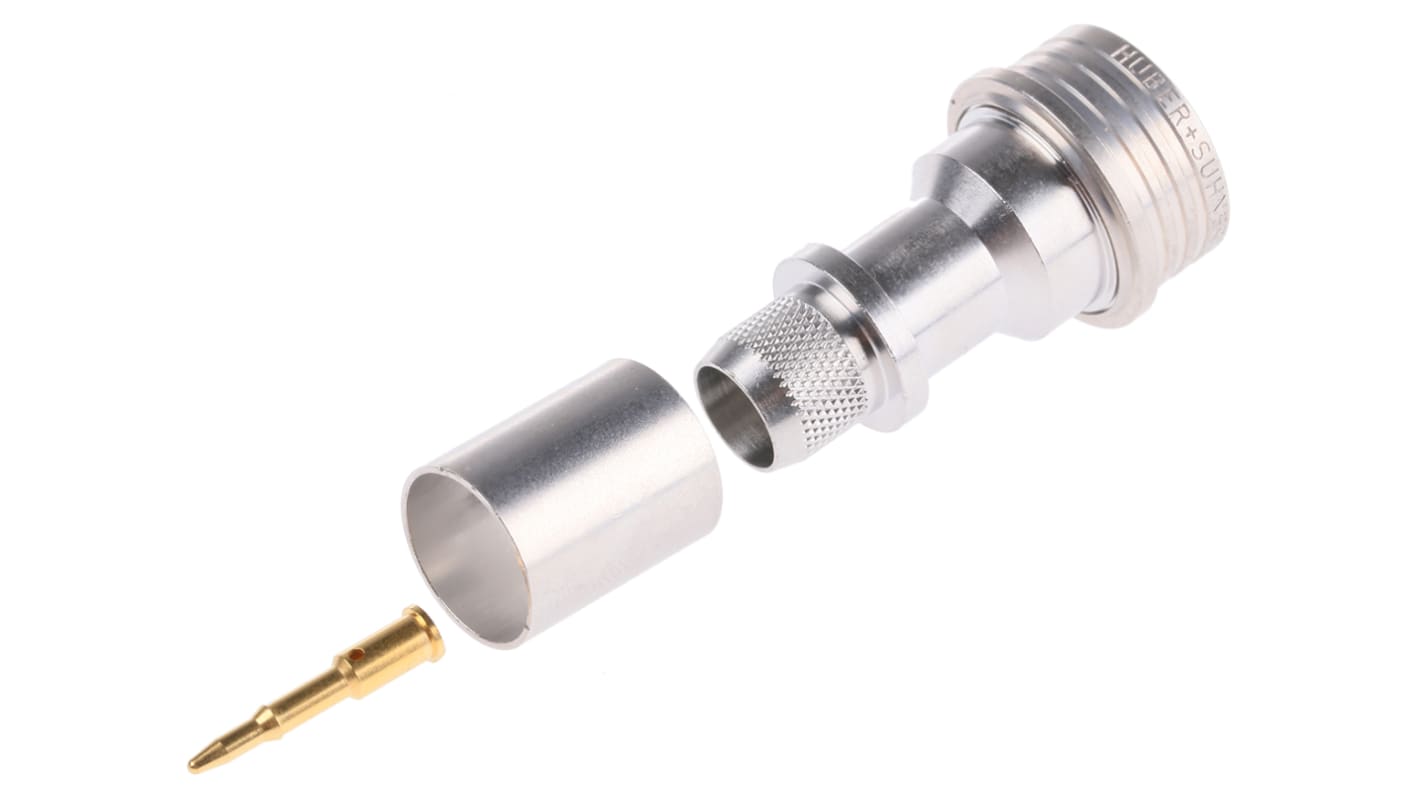 11_QN-50-7-1/133_NE | Huber+Suhner, Plug Cable Mount QN Connector, 50Ω ...