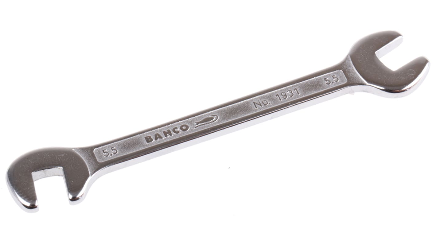 1931M-5.5 | Bahco Double Ended Open Spanner, 5.5mm, Metric, Double ...