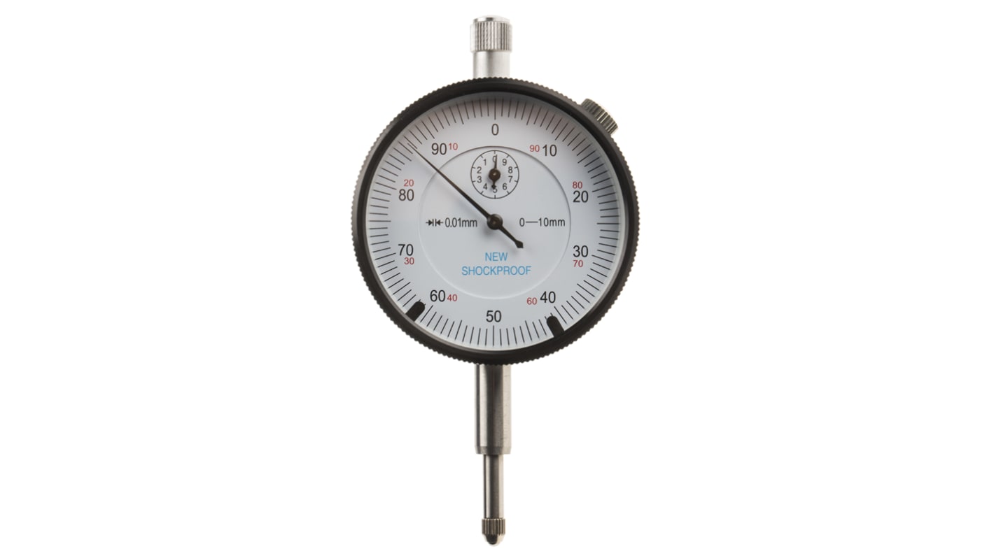 RS PROMetric Plunger Dial Indicator, , 0.01 mm Resolution With UKAS ...