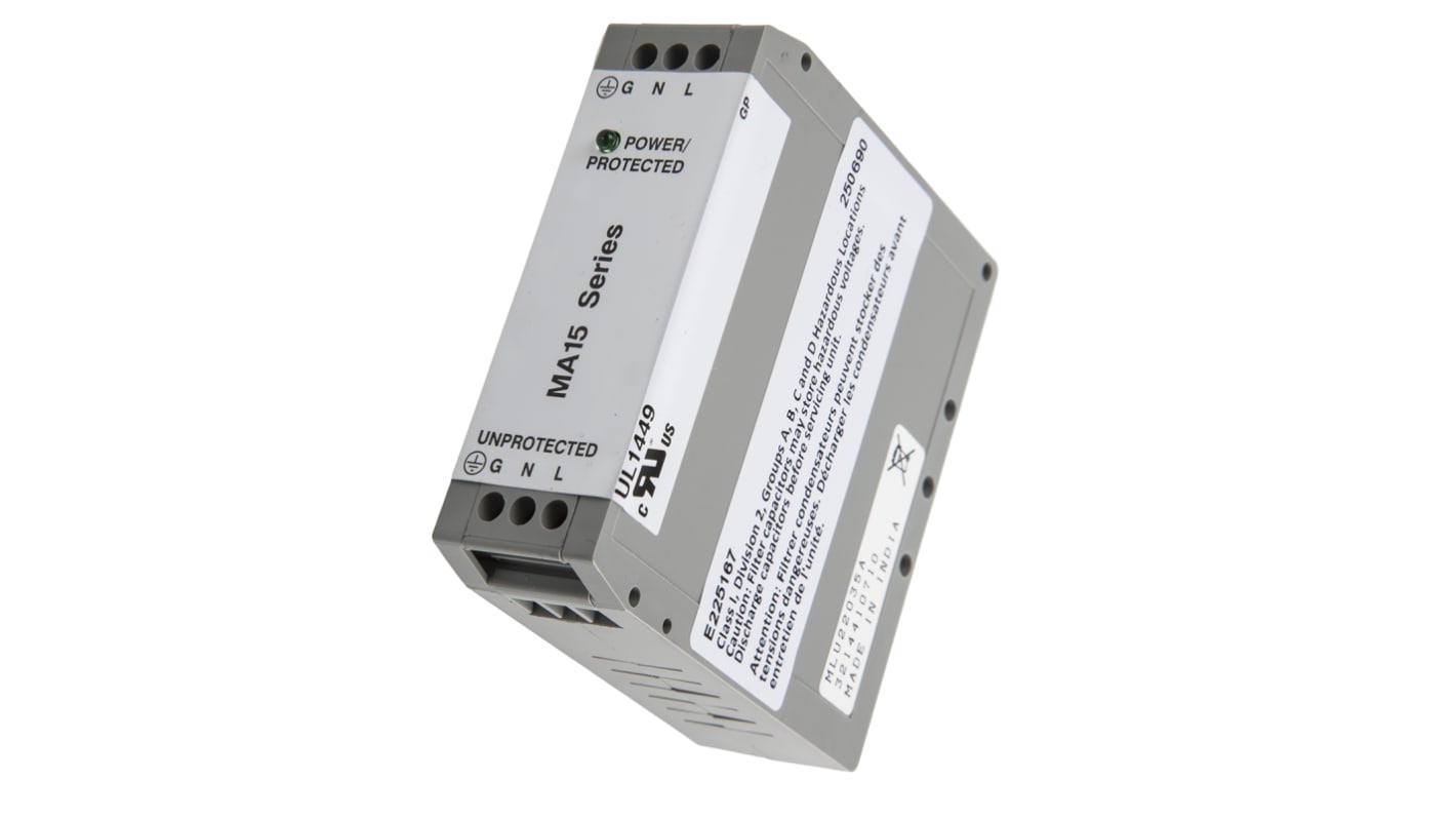 MA15/D/1/SI/RS | Eaton, CROUSE-HINDS Surge Suppressor Unit 120 V ac ...