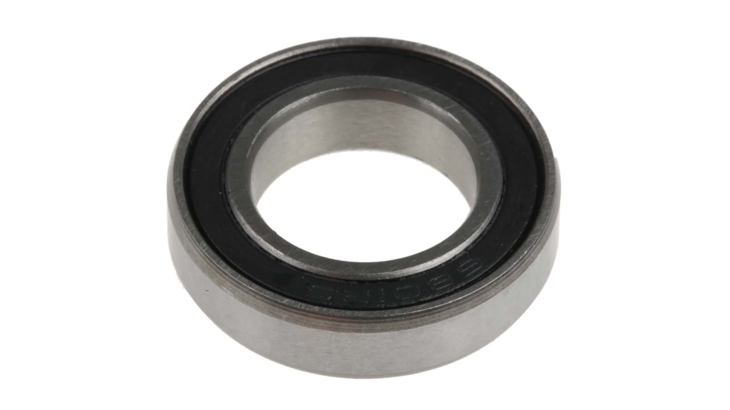 RS PRO 6801-2RS Single Row Deep Groove Ball Bearing- Both Sides Sealed ...