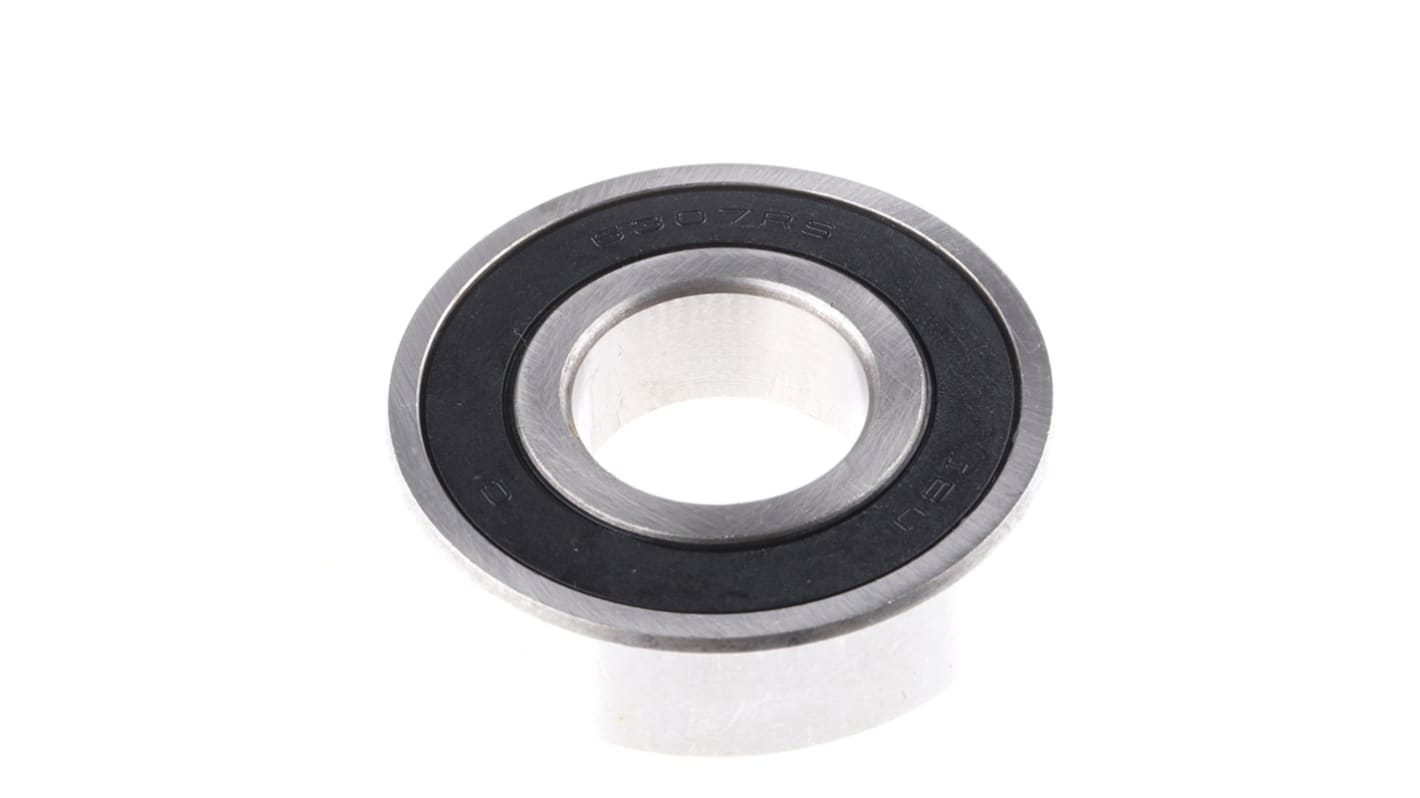 RS PRO 6307-2RS Single Row Deep Groove Ball Bearing- Both Sides Sealed ...