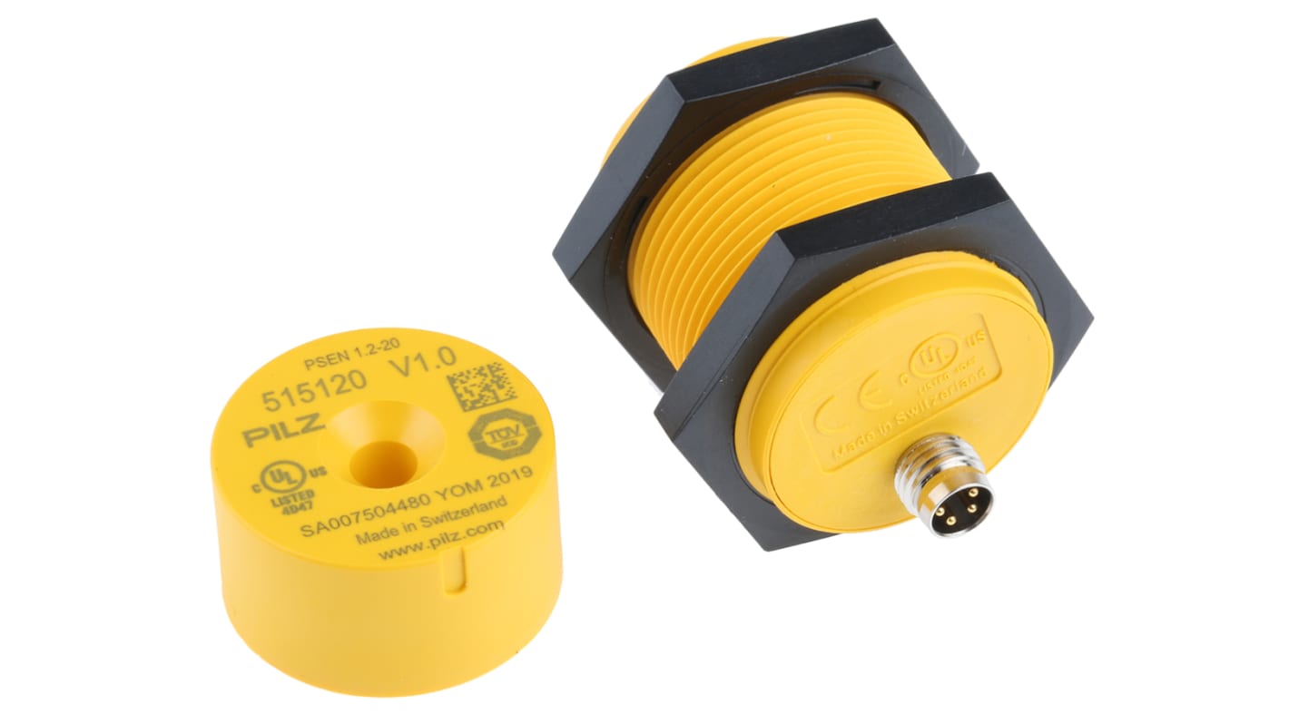 505220 | Pilz PSENmag Series Magnetic Non-Contact Safety Switch, 24V dc ...