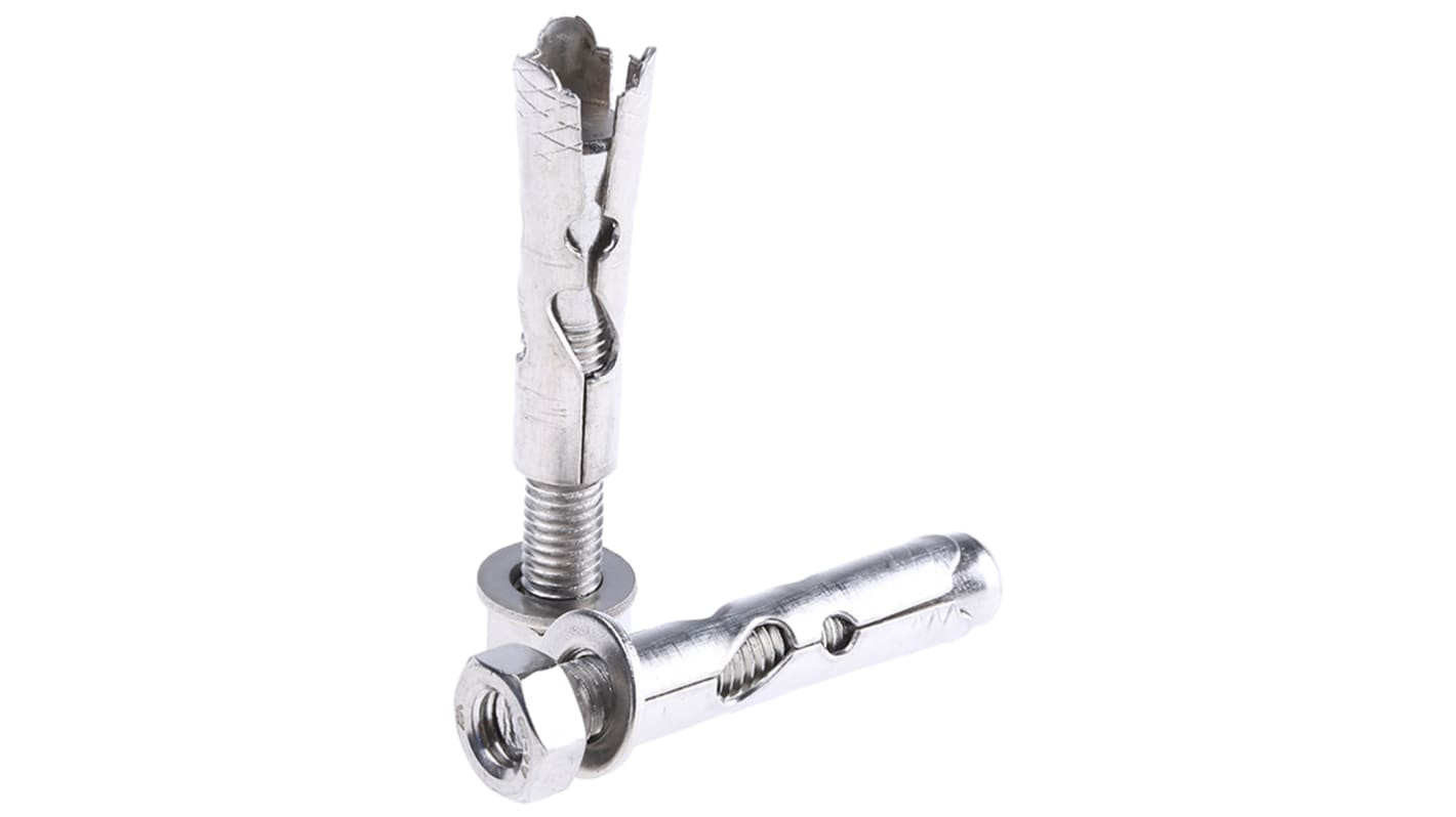 RS PRO Stainless Steel Masonry Fixing 50mm, 10mm Fixing Hole | RS