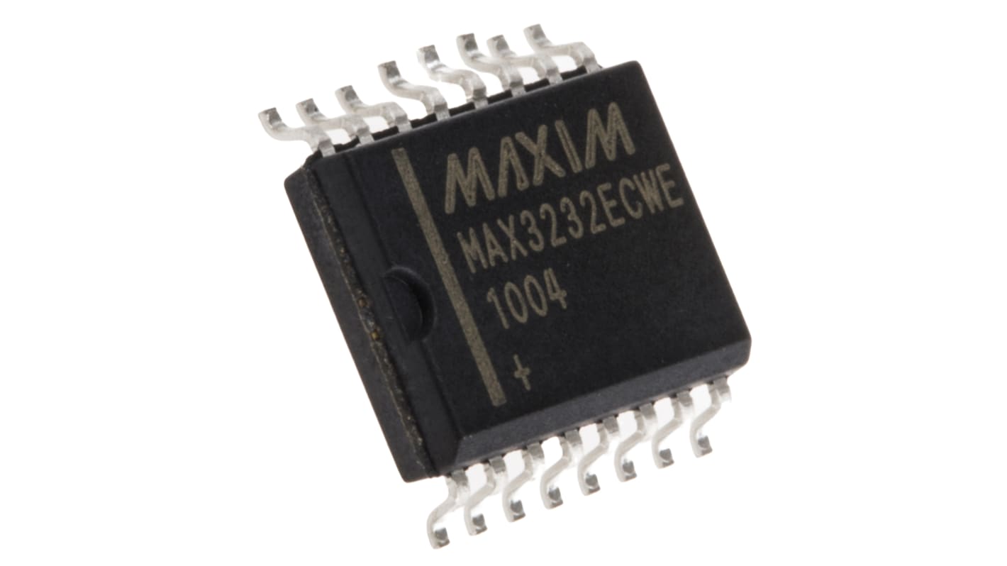 Maxim Integrated MAX3232ECWE+ Line Transceiver, 16-Pin SOIC W | RS