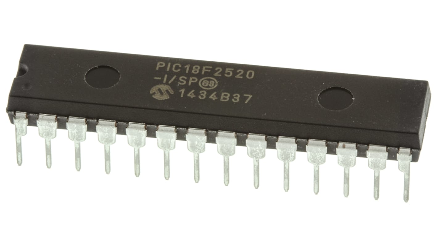 Microchip マイコン, 28-Pin SPDIP PIC18F2520-I/SP | RS