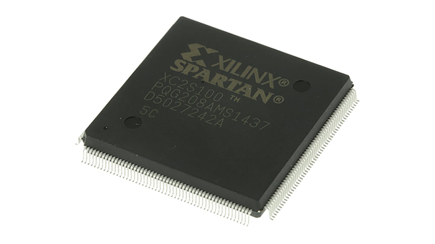 FPGA Xilinx XC2S100-5PQG208C Spartan-II, 2700 celle, 100000 gate, RAM 38400bit, 600 block, PQFP ...