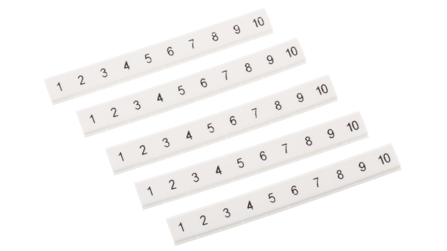 0808671 | Phoenix Contact ZBF Series Marker Strip for Use with Terminal ...